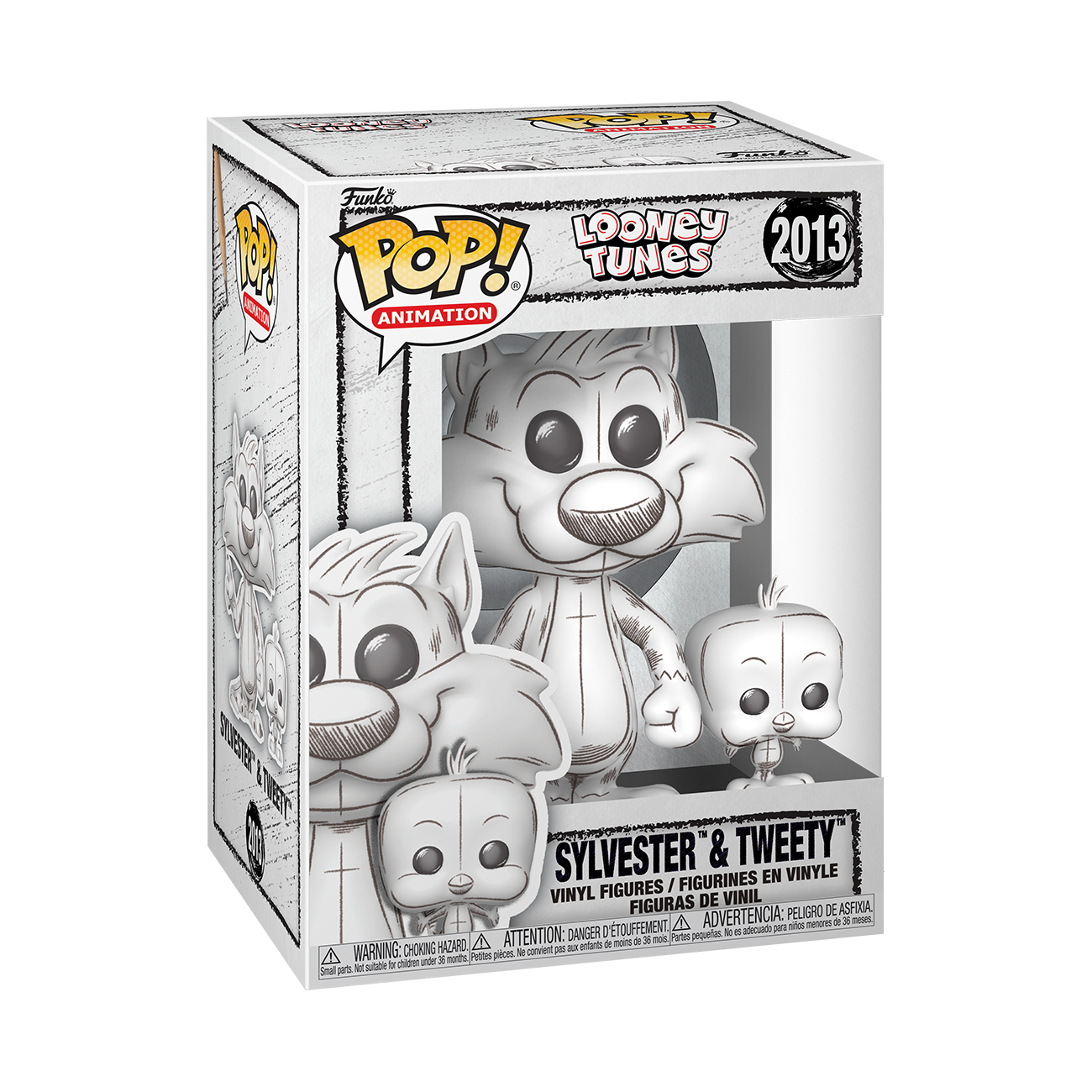Pop! & Buddy Sylvester & Tweety (Sketched Deco) | Funko