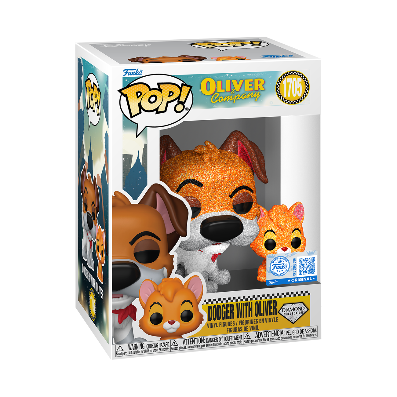 Pop! & Buddy Dodger with Oliver (Diamond) | Funko